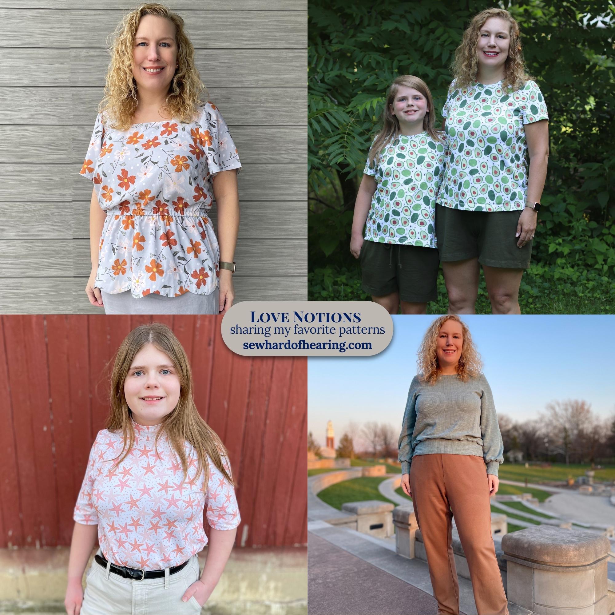 My Favorite Love Notions Patterns – Sew Hard of Hearing